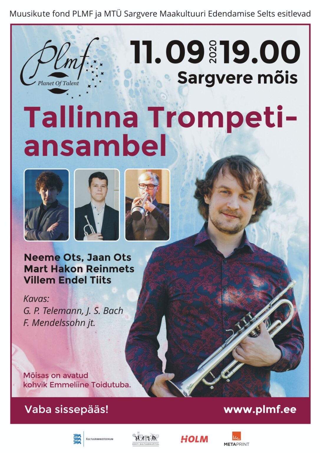 SUMMER EVENING OF TRUMPETS - Pille Lill Music Fund